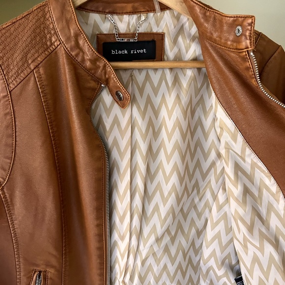 Black Rivet | Jackets & Coats | Black Rivet Leather Jacket | Poshmark